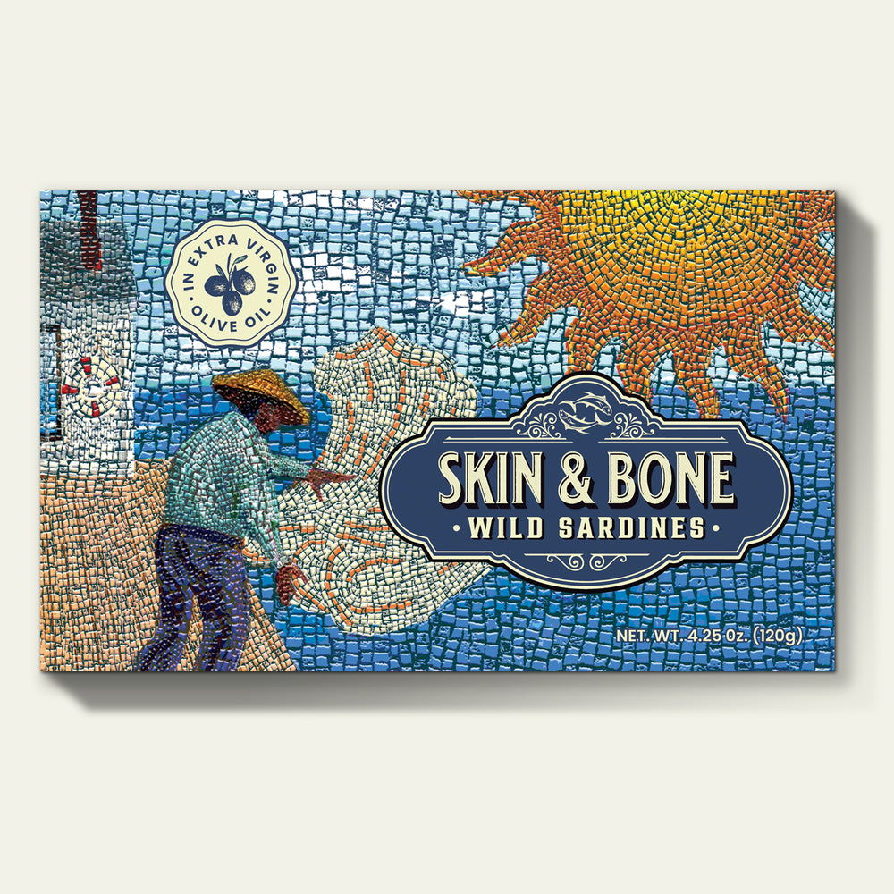 Skin & Bone Wild Caught Portuguese Sardines - EVOO/Water – Skin and Bone